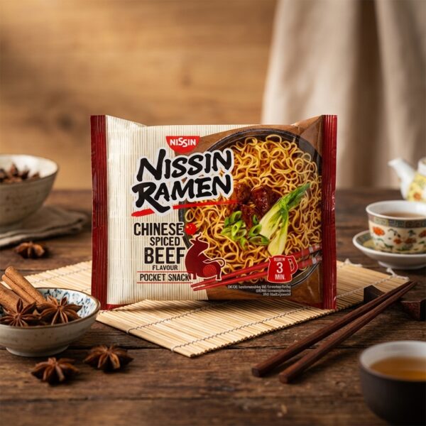 Nissin Ramen Chinese Spiced Beef 66.8g - Ramendealer