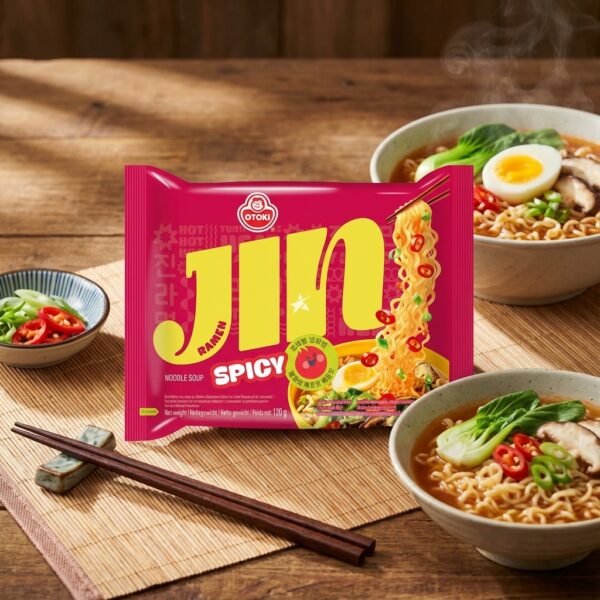 Ottogi Jin Ramen Spicy 120g - Ramendealer
