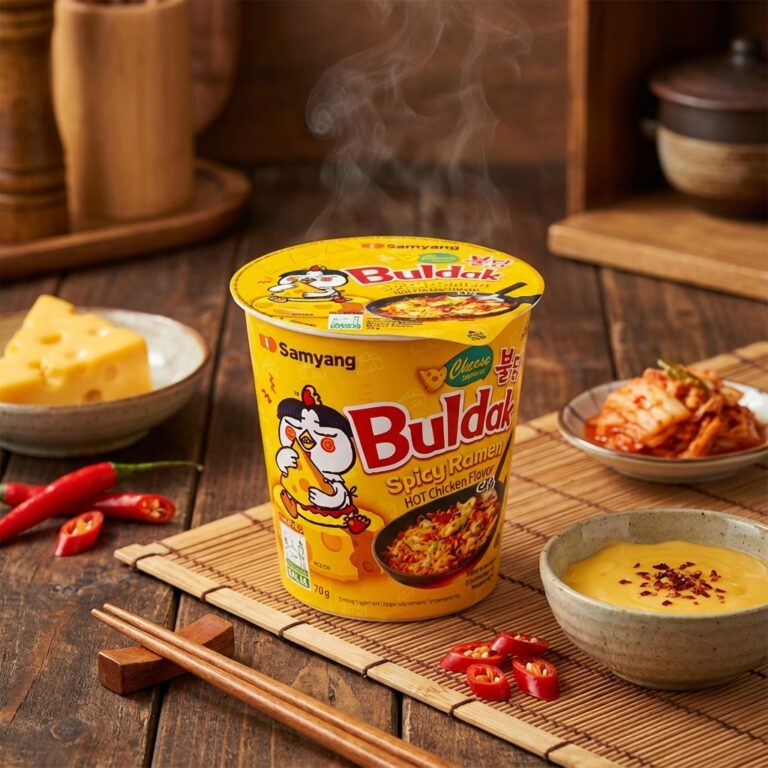 Samyang Buldak Cheese Hot Chicken Ramen Cup 70g - Ramendealer